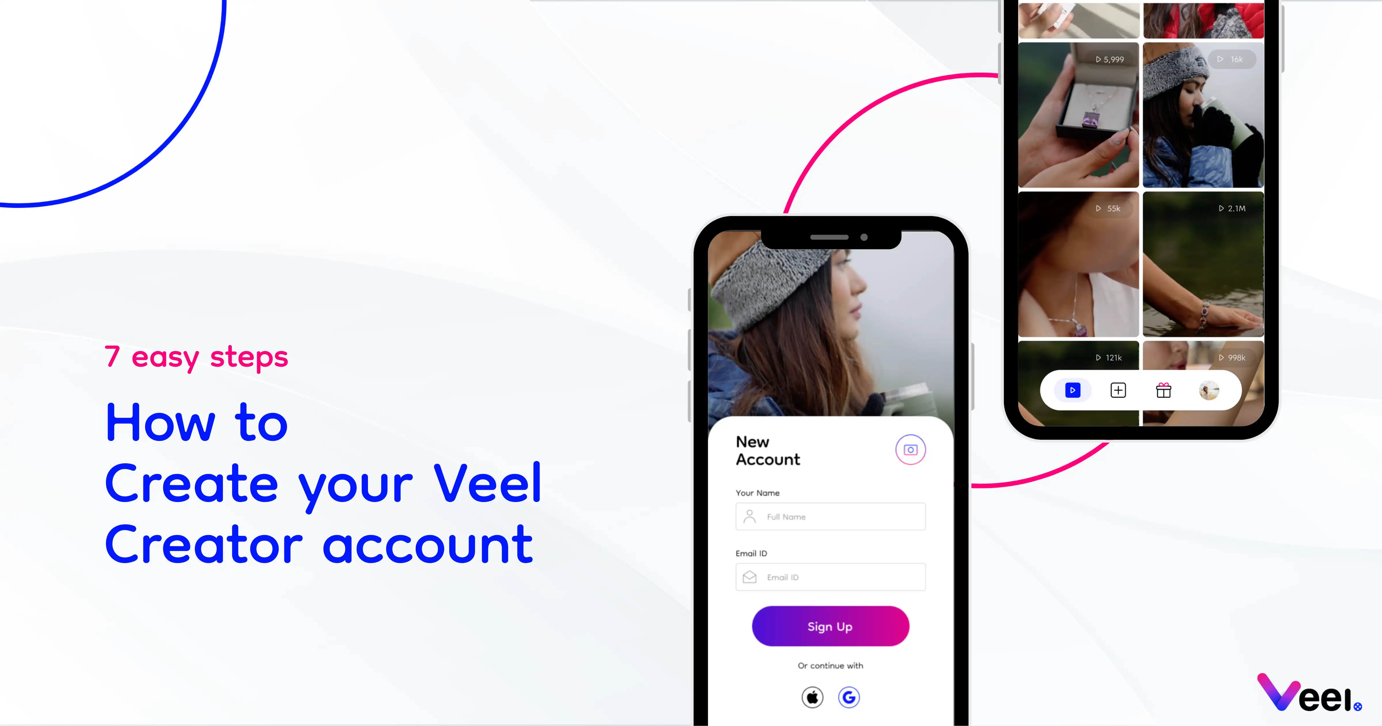 How to Create Your Veel Content Creator Profile